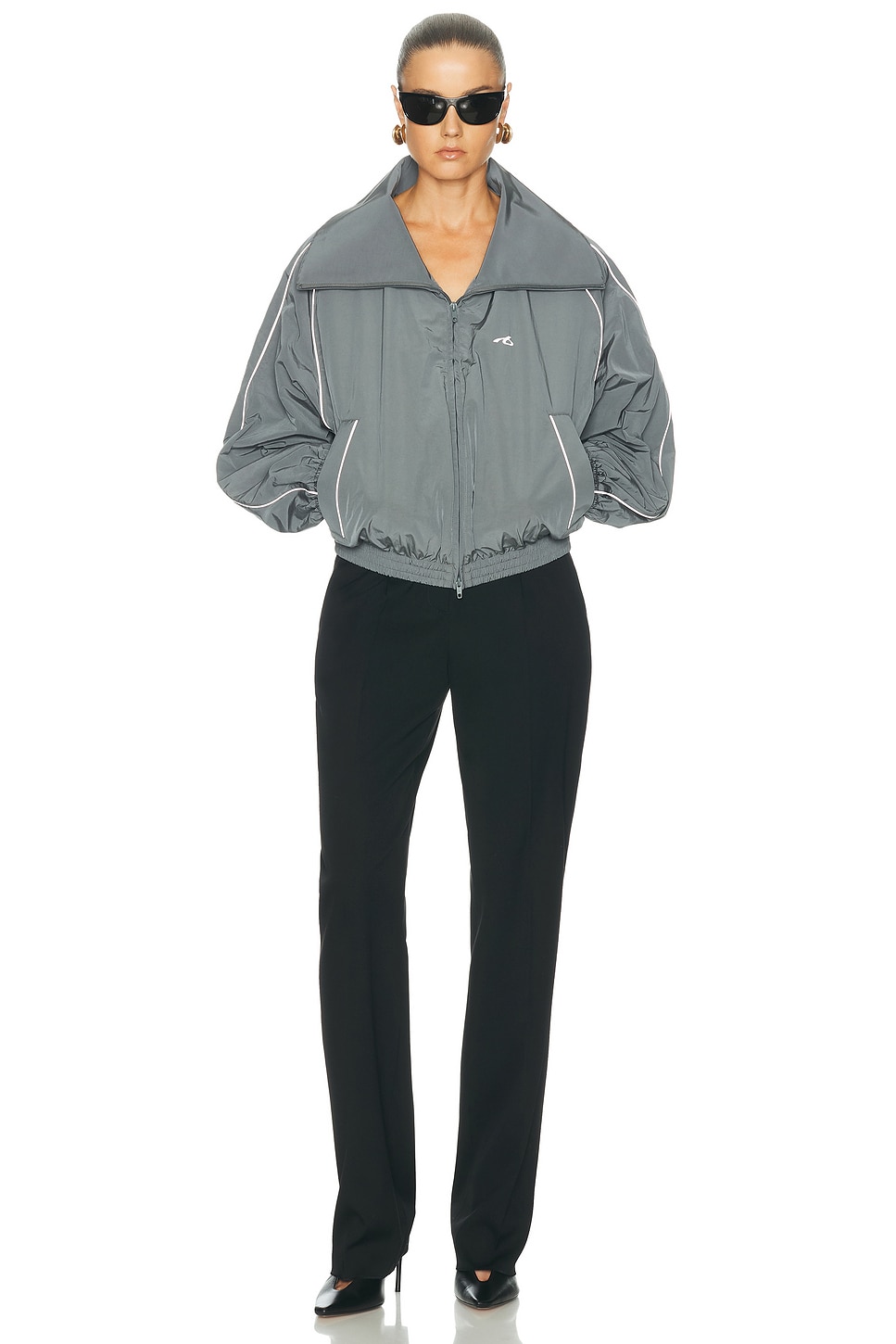 BALENCIAGA High Collar Track Jacket